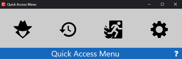 Quick Access Menu | Click&Clean